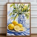 Set of 3 Mediterranean Italian Lemon Themed Printable Posters ...