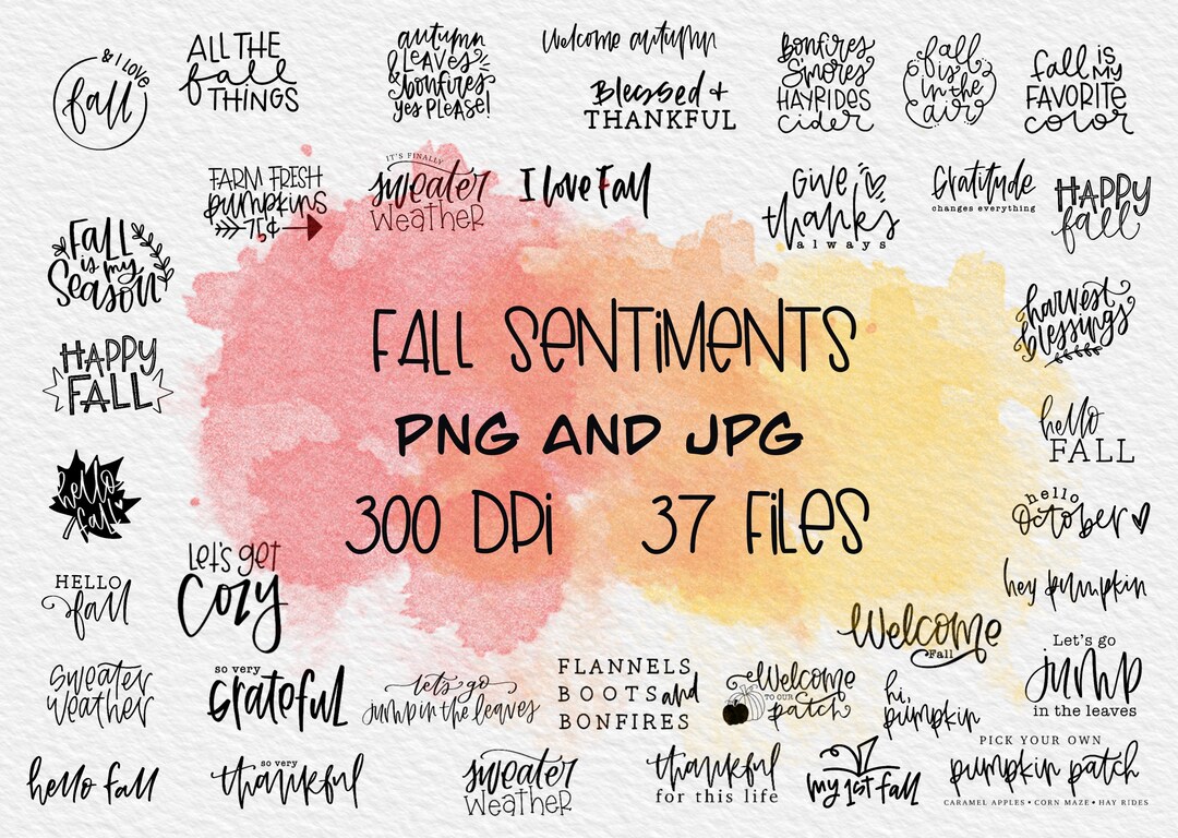 Half Price Fall Text Sentiments PNG and JPG Digital Files - Etsy