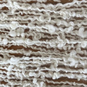 Natural Merino Boucle Undyed Loopy and Unique - Etsy