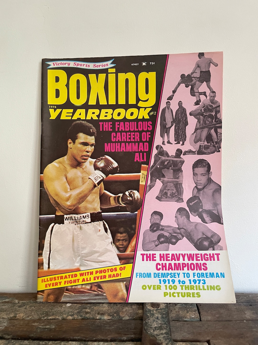 Vintage Victory Sports Series Boxing Yearbook #2 1974 Magazine ...