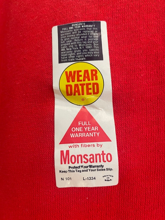 Vintage Monsanto petite deadstock new 1970’s raglan c… - Gem