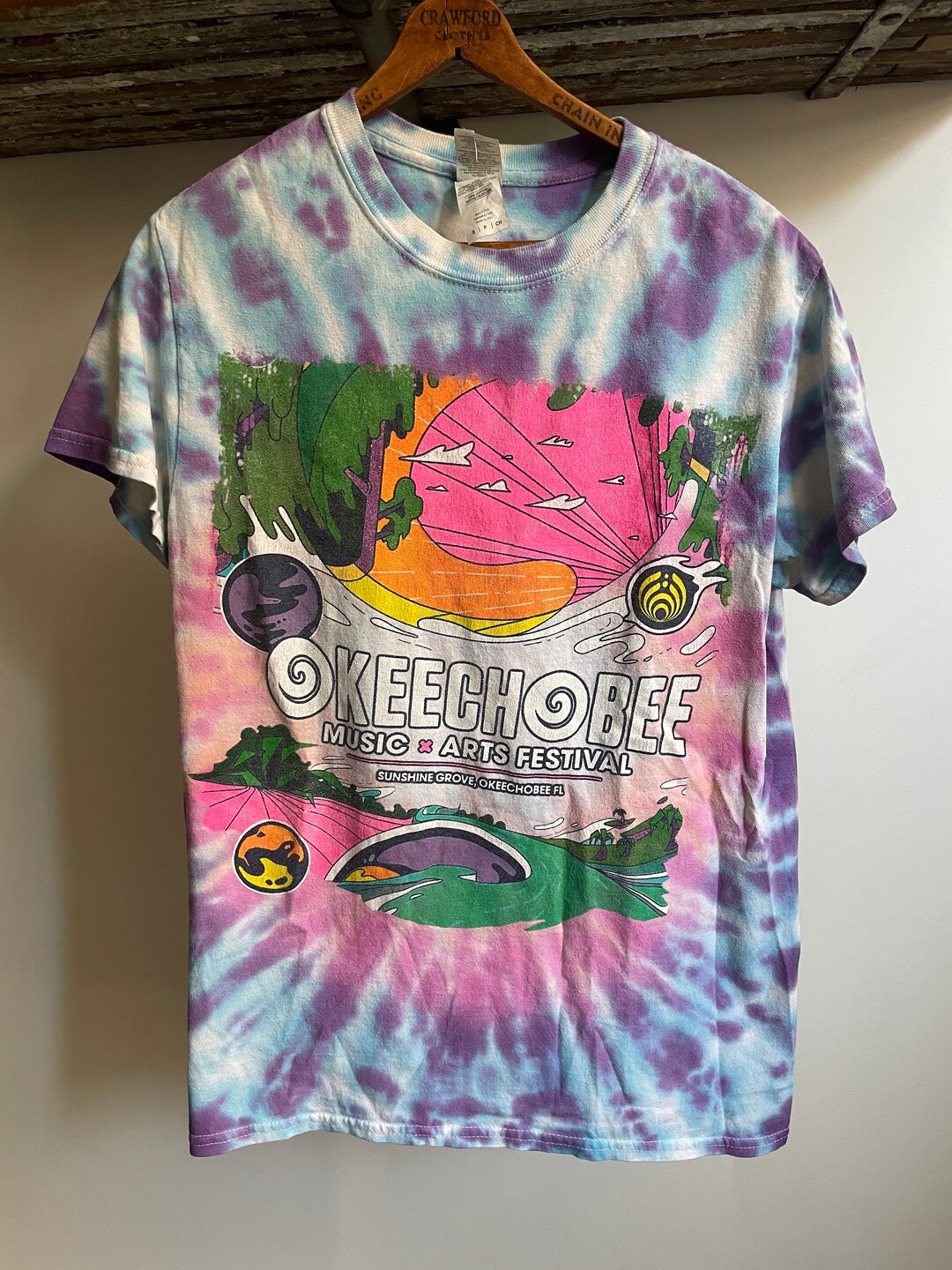 2020 Okeechobee Music Arts Festival T-shirt. Sunshine Grove Okeechobee ...