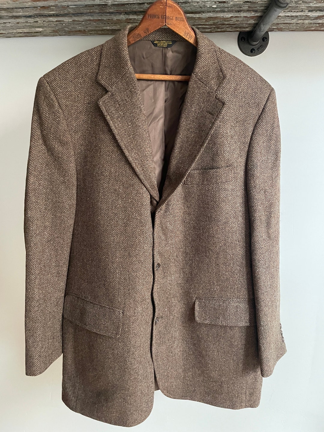 Vintage J Press Tailoring Tweed 3 Button Jacket. Made in the USA ...