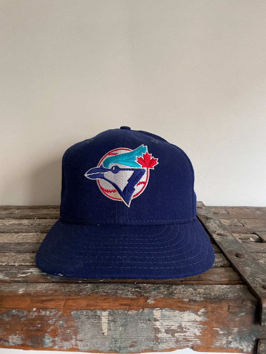 Vintage 90’s All Wool New Era MLB Toronto Blue Jays Fitted Baseball Cap ...