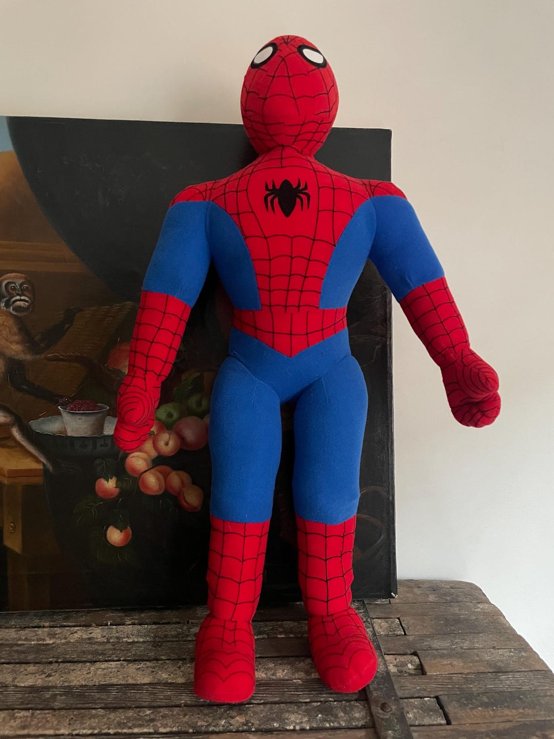 Vintage 2002 24 Marvel Spider-man Plush Doll. 9 Wide Shoulder to ...