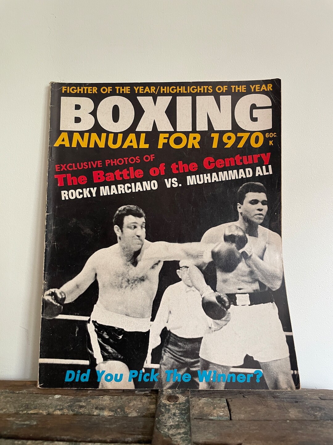 Vintage 1970 Boxing Magazine Fighter of the Year and Highlights of the ...