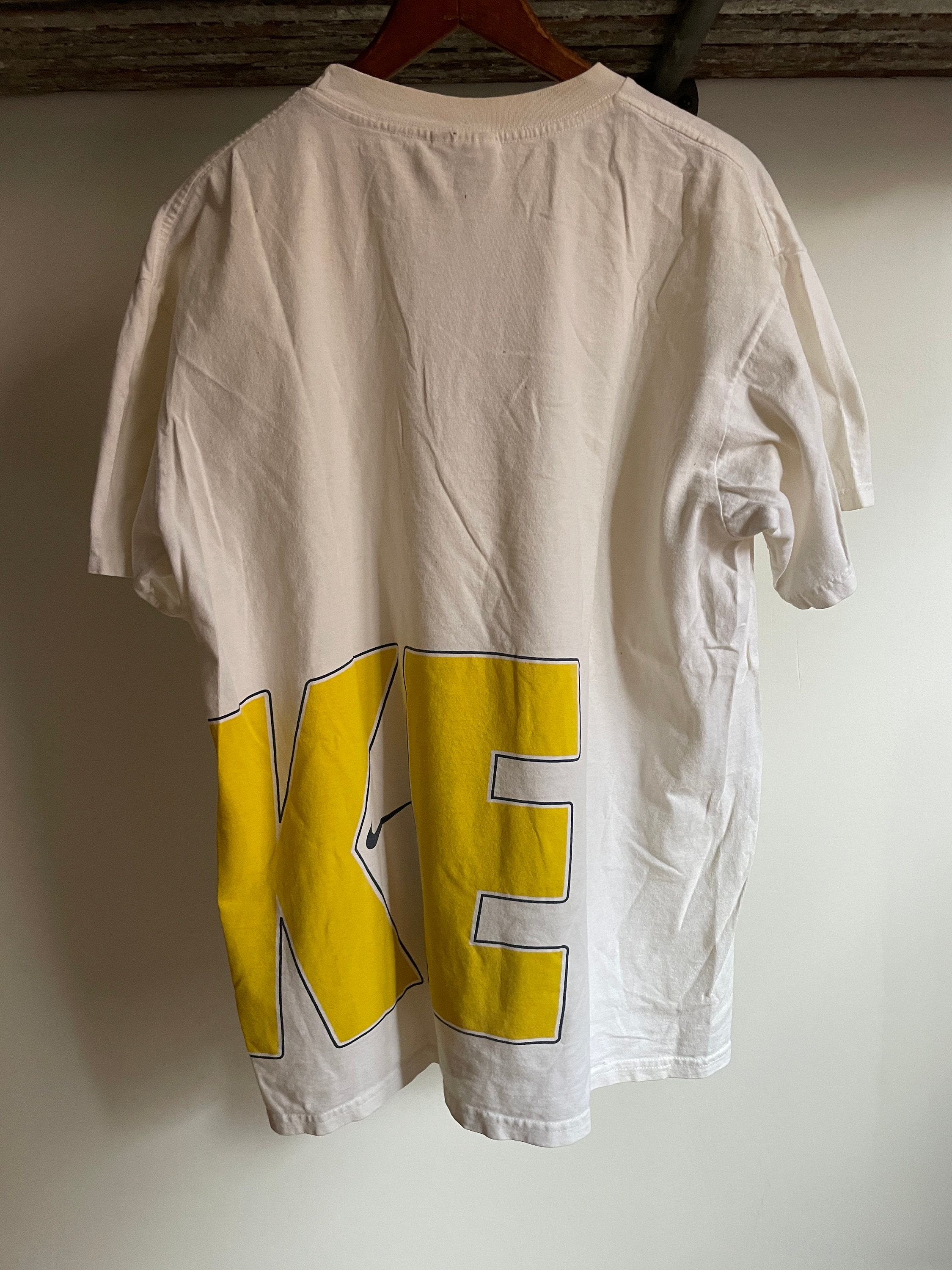 Vintage 90’s Nike Wrap Around Graphic T-shirt. Size Medium. Great ...