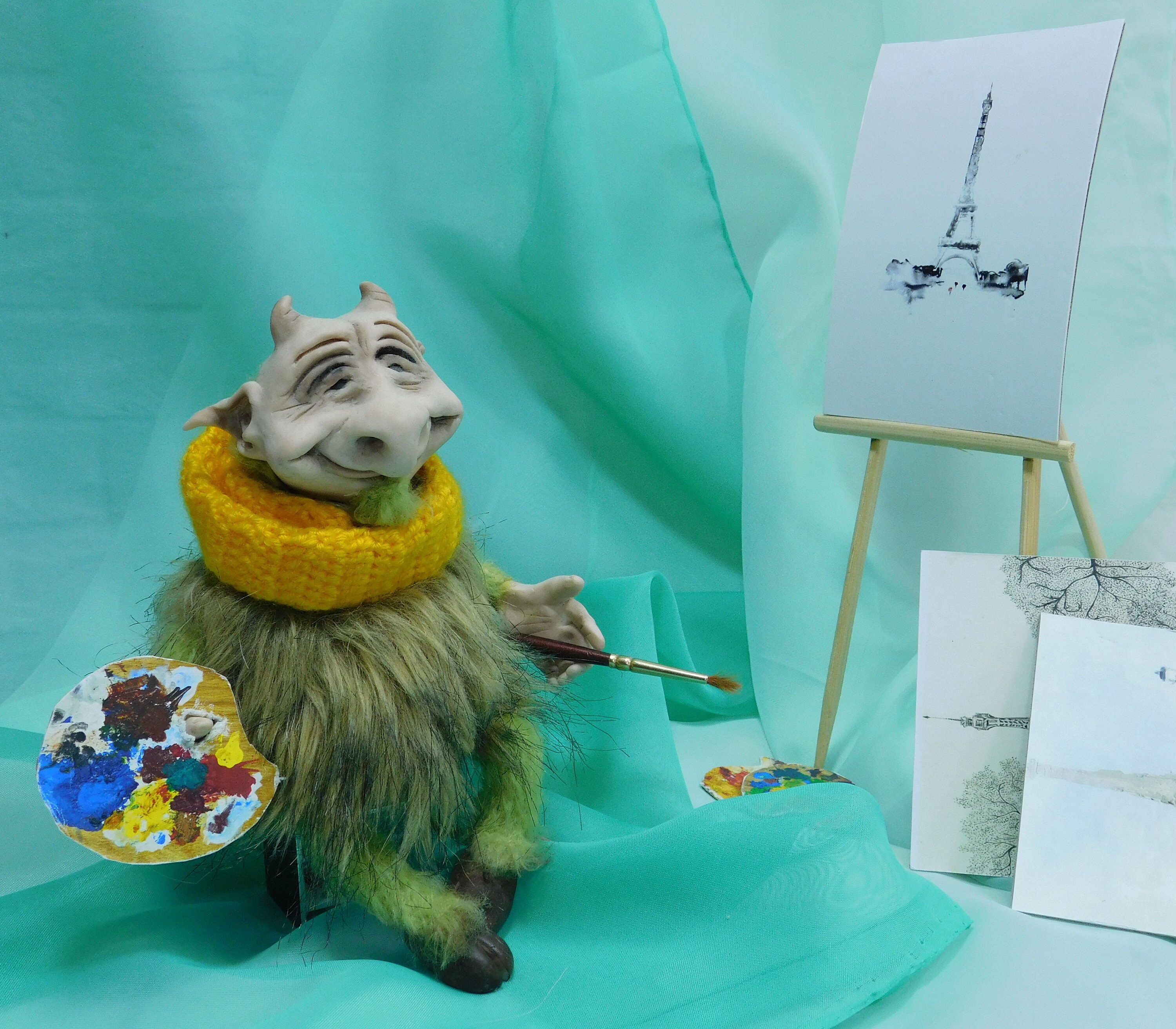 Imp artist interior toy handmade toy | Etsy