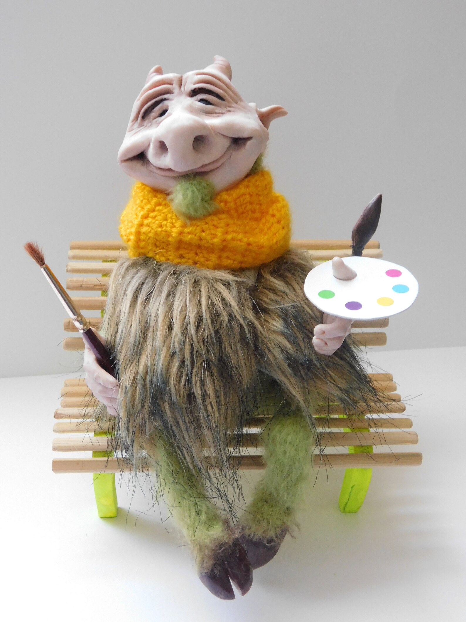 Imp artist interior toy handmade toy | Etsy