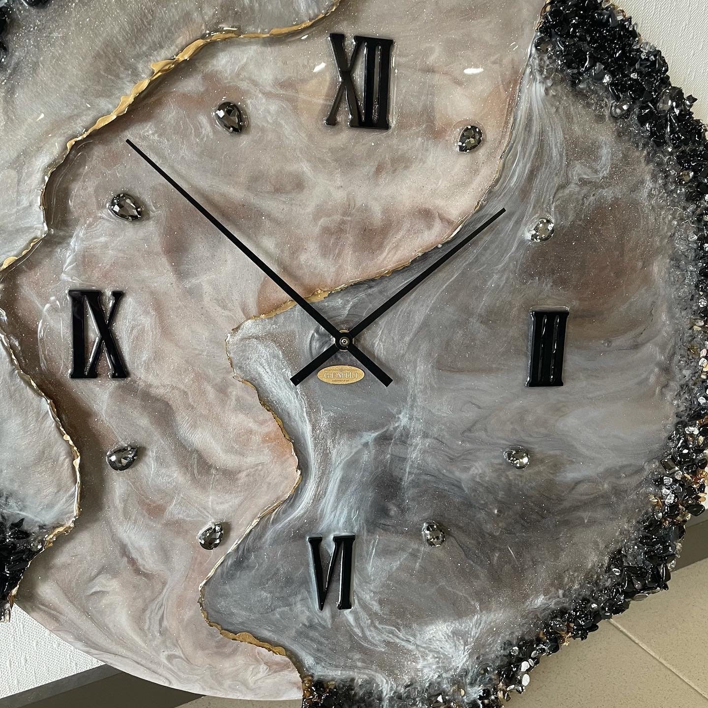 Large Wall Clock in an Unusual Shape. Clock for Home: Kitchen | Etsy