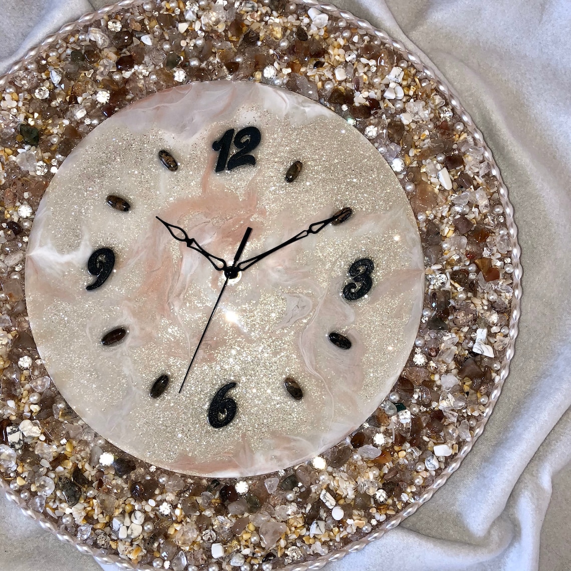 18 Wall Clock Marble Watch Amazing Watch Art Piece | Etsy