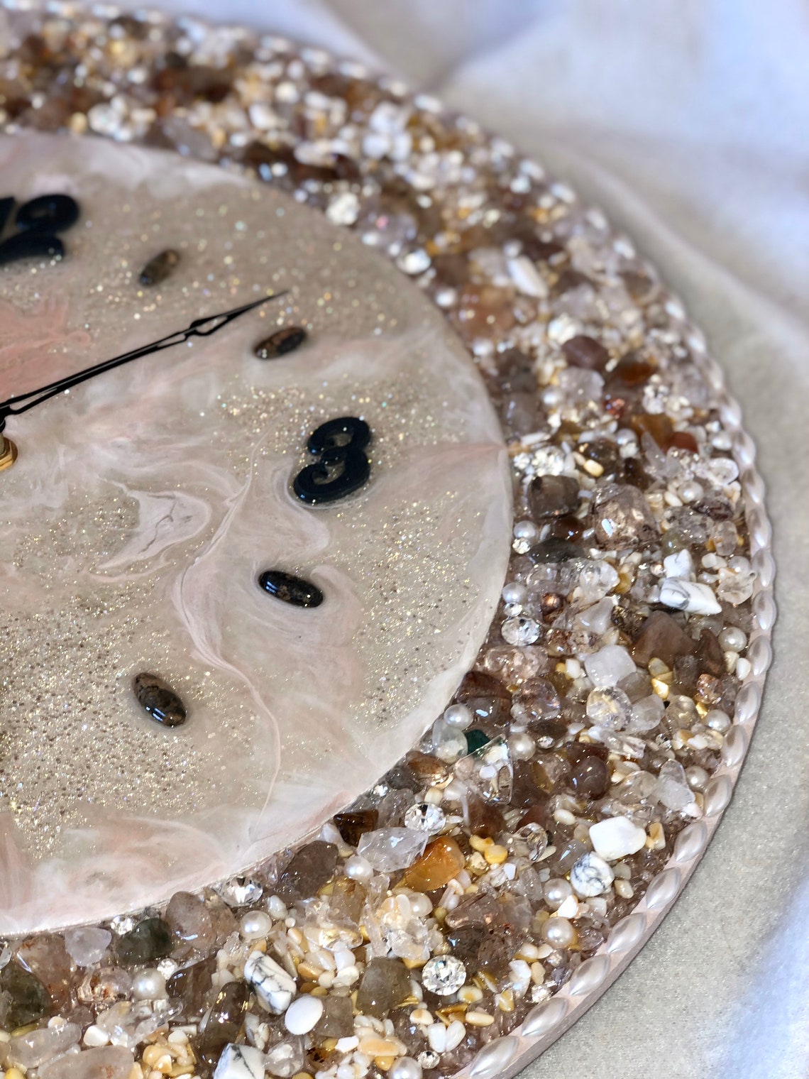 18 Wall Clock Marble Watch Amazing Watch Art Piece | Etsy