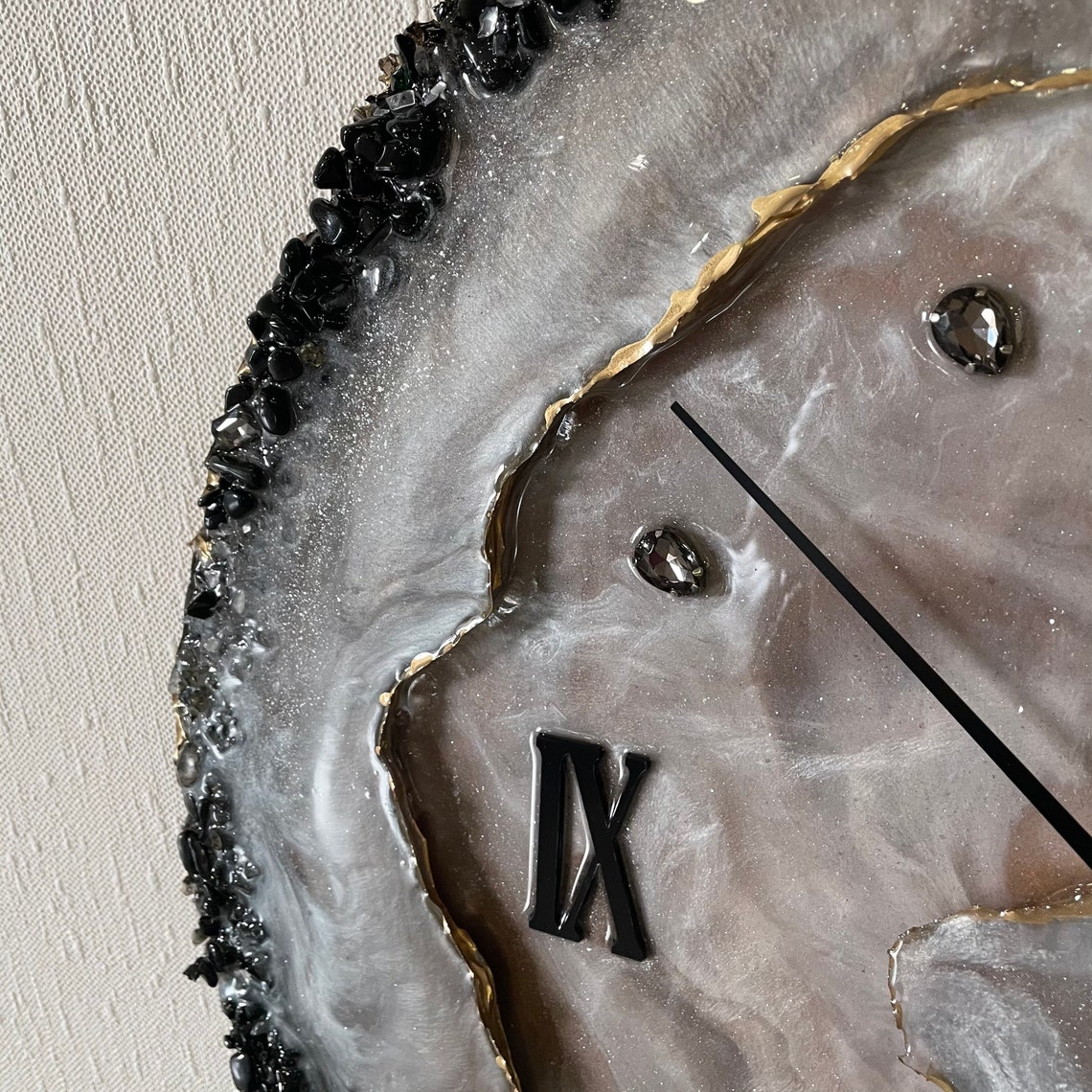 Large Wall Clock in an Unusual Shape. Clock for Home: Kitchen | Etsy