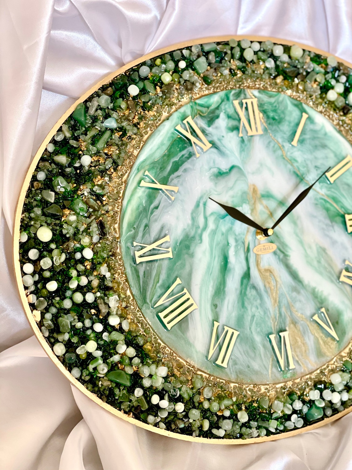 Epoxy Watch Housewarming Gift Farmhouse Wall Clock Art | Etsy