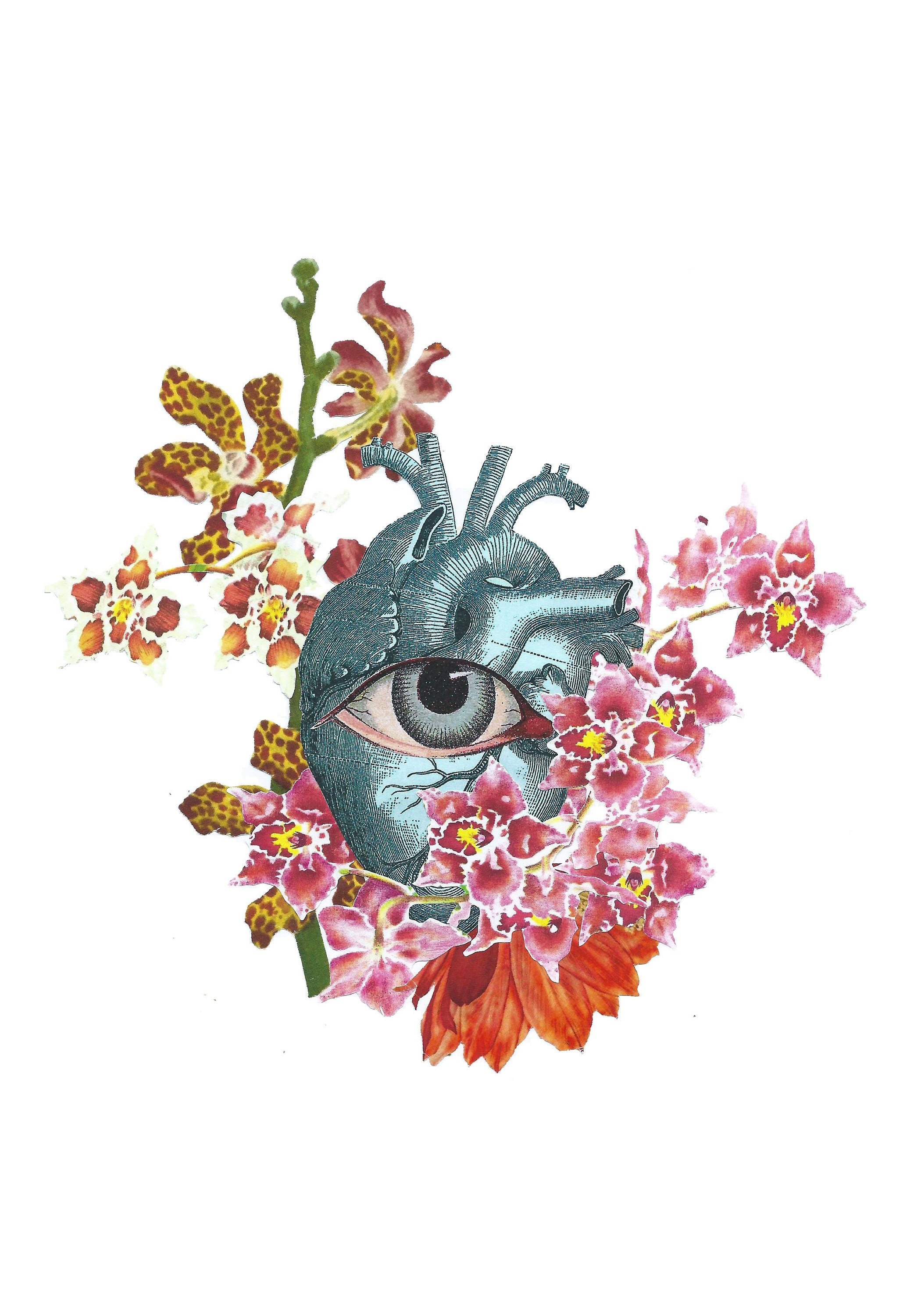 The Heart Looks (original Collage) Collage Art Cutandpaste Gay Queer - Etsy