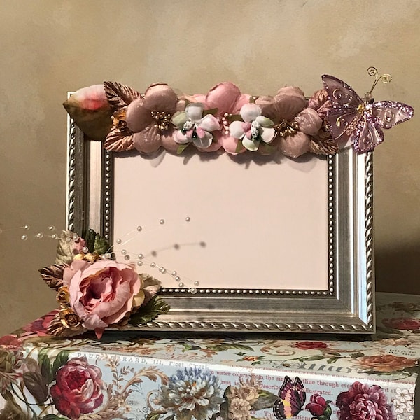 Floral Picture Frame - Etsy