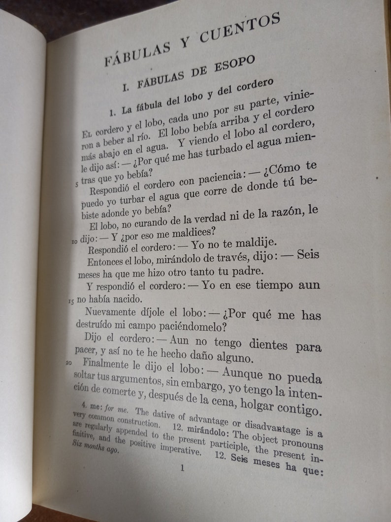 Fabulas Y Cuentos A Spanish Reader - Etsy