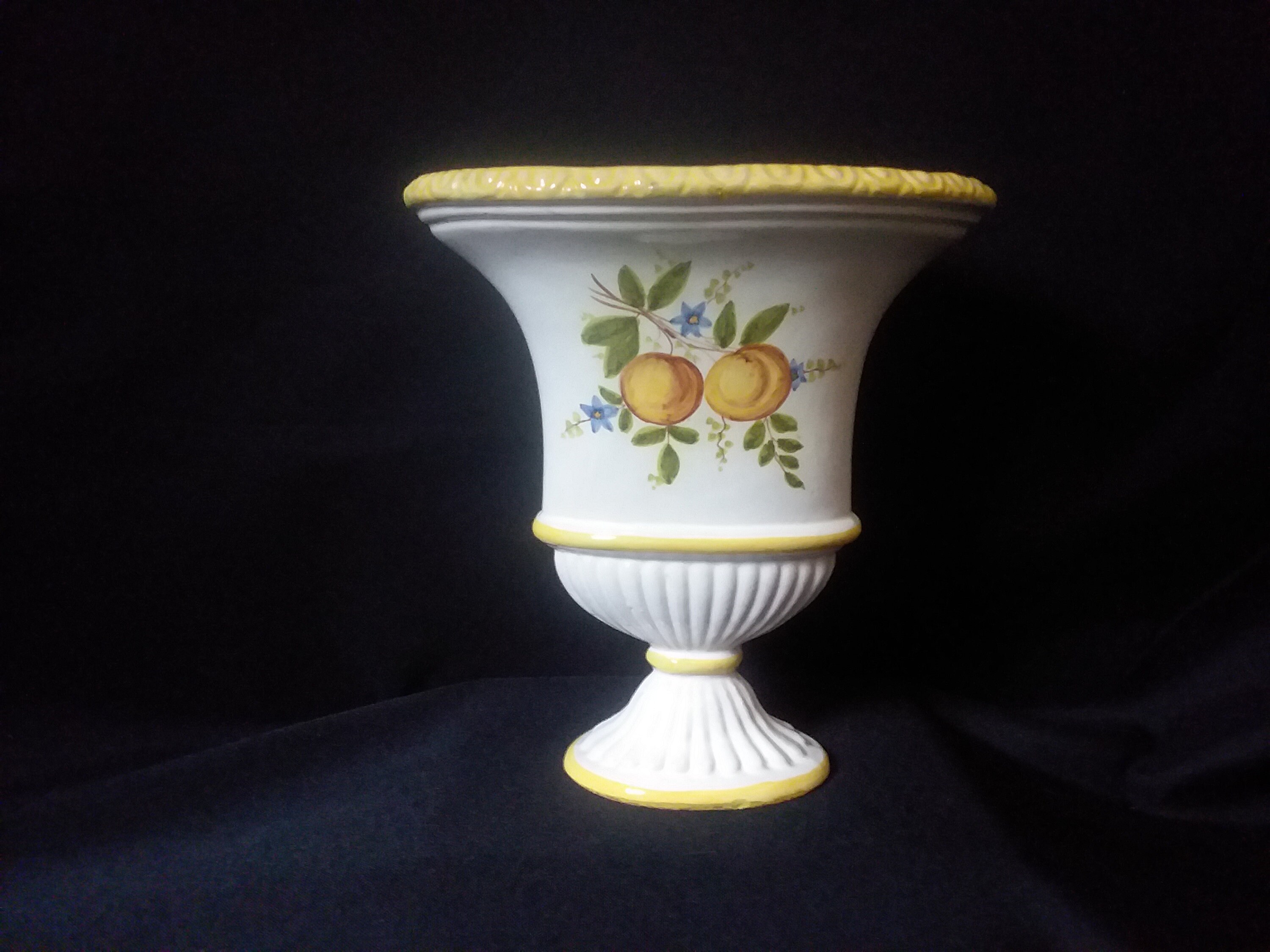 Vintage Signed Perugia Italy Pottery Urn/vase - Etsy