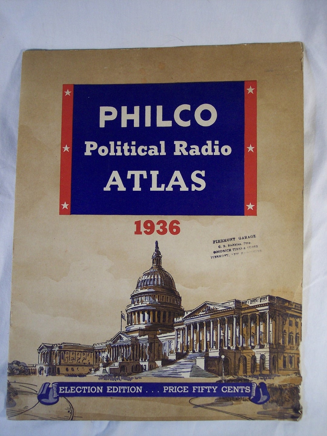 Philco Political Radio Atlas 1936 - Etsy