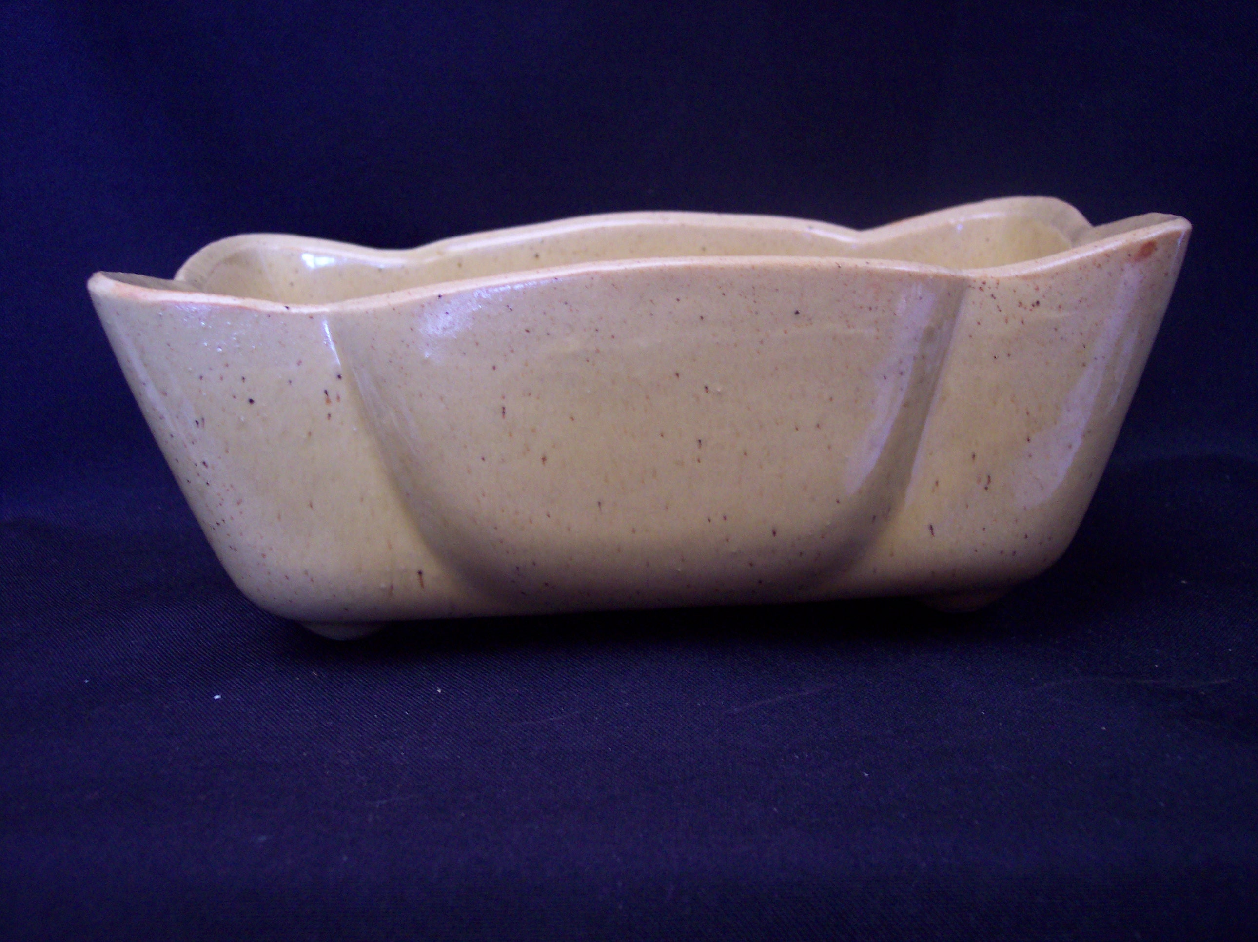 Two Vintage Mid-century Upco Pottery Planters - Etsy