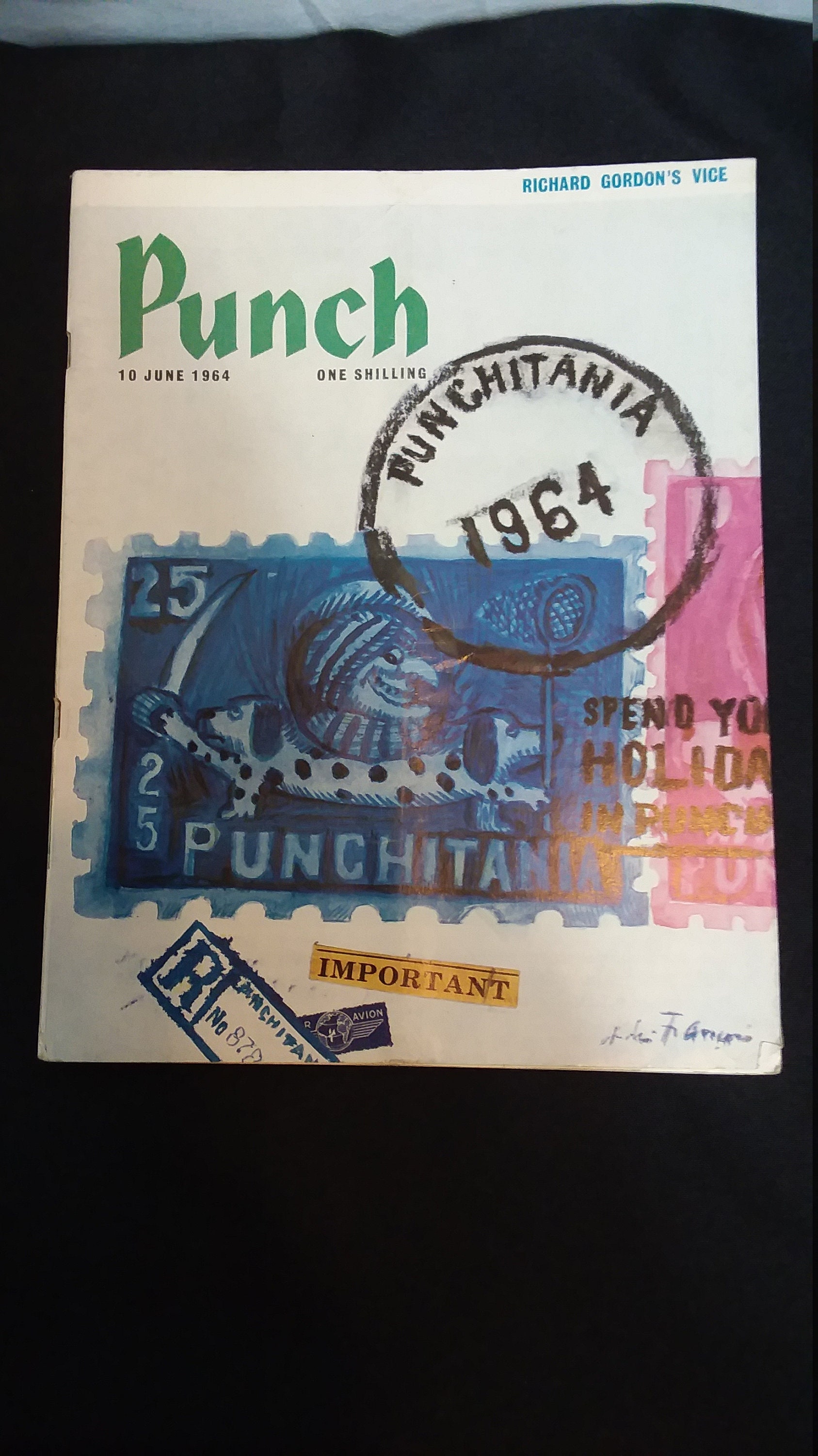 Punch Magazine June 10 1964 Punchitania - Etsy UK