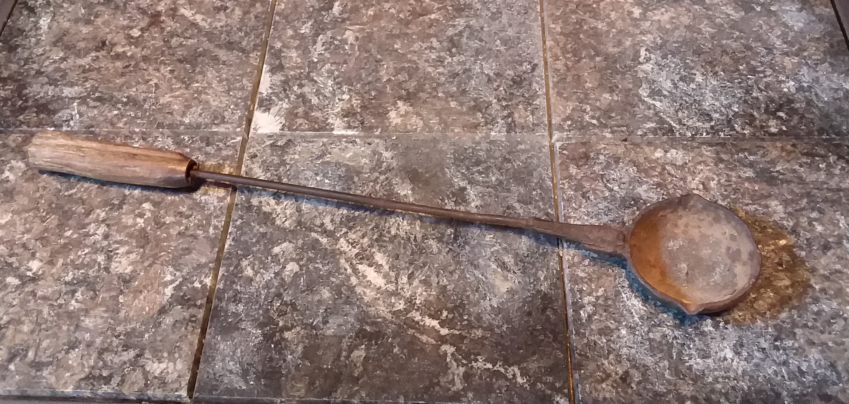 Antique Lead Smelting Ladle With Make-do Antler Handle - Etsy