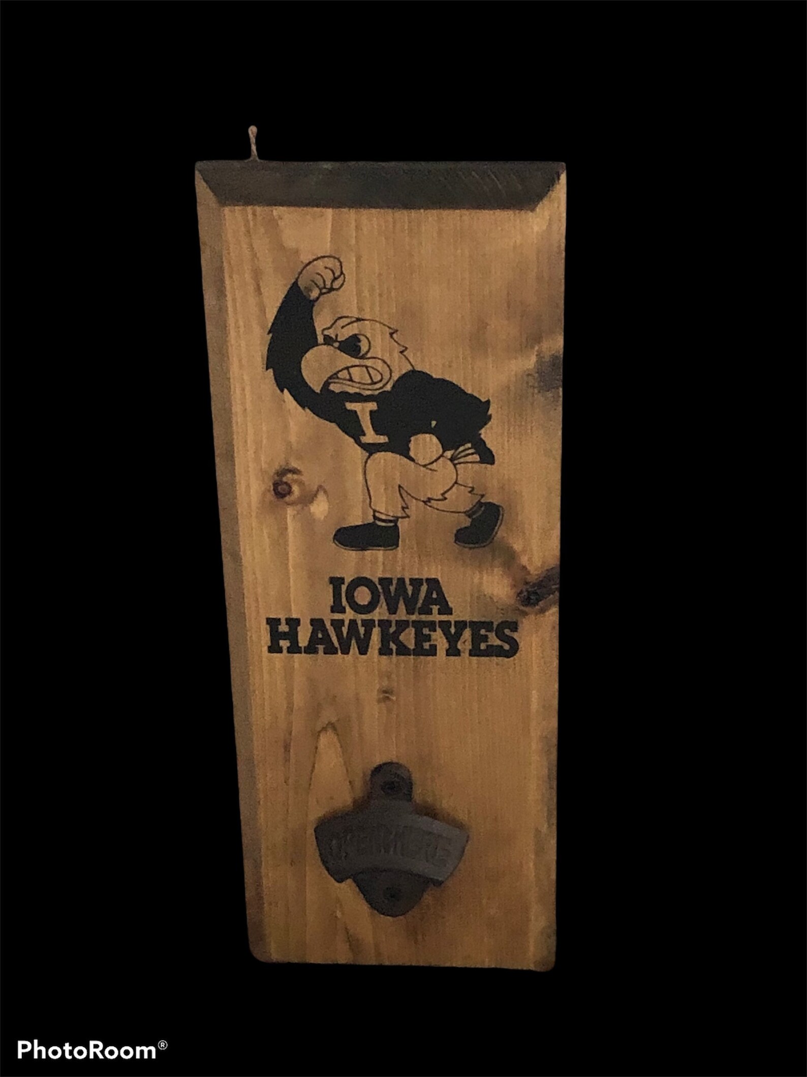 Iowa Hawkeyes Bottle Opener Beer Bottle Opener Iowa Wood Sign - Etsy
