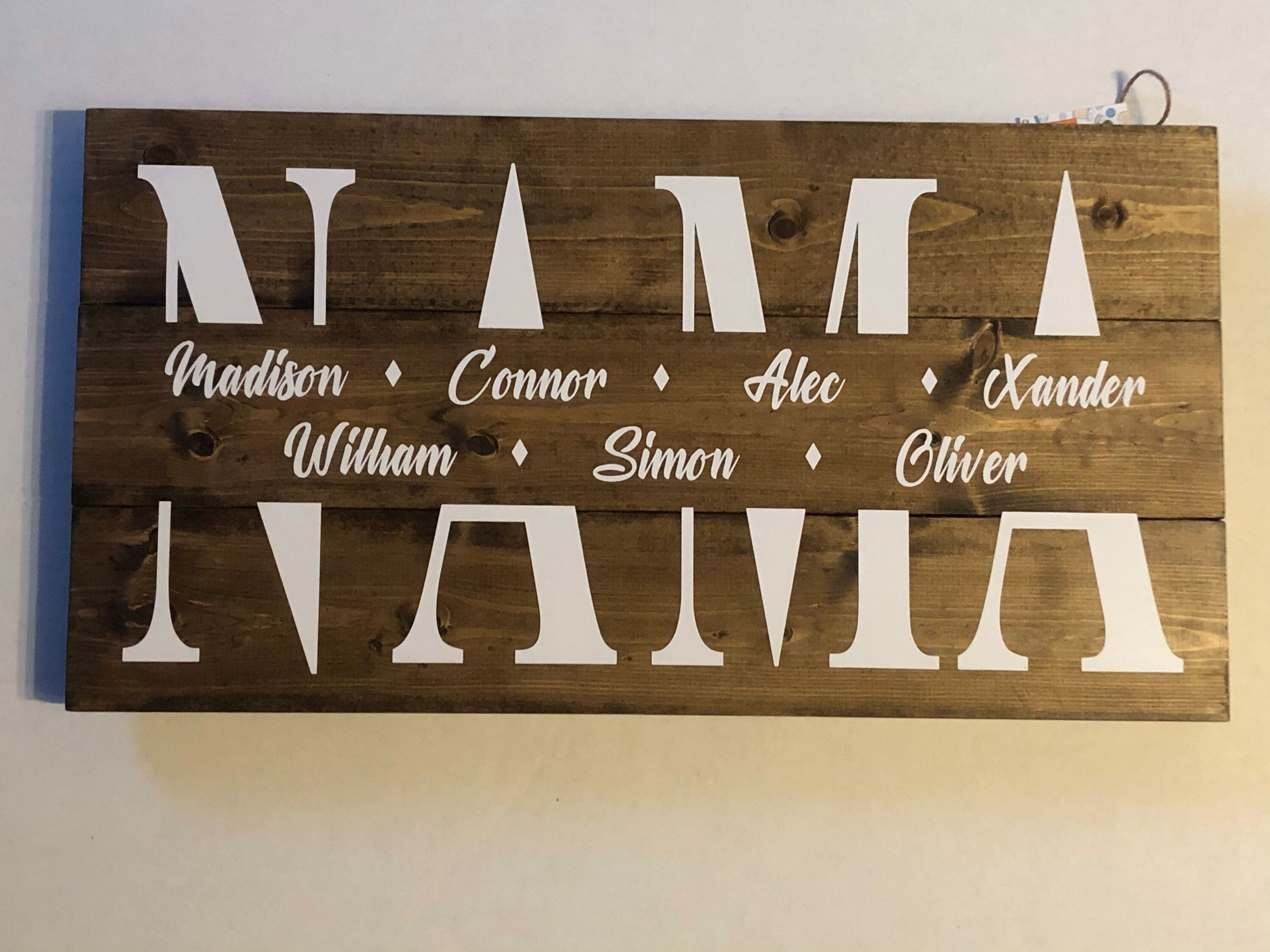 Personalized Grandma Gift Grandma Sign Gift for Grandma Rustic - Etsy