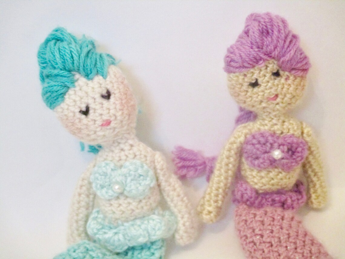 Crochet Mermaid Doll Pattern Only - Etsy