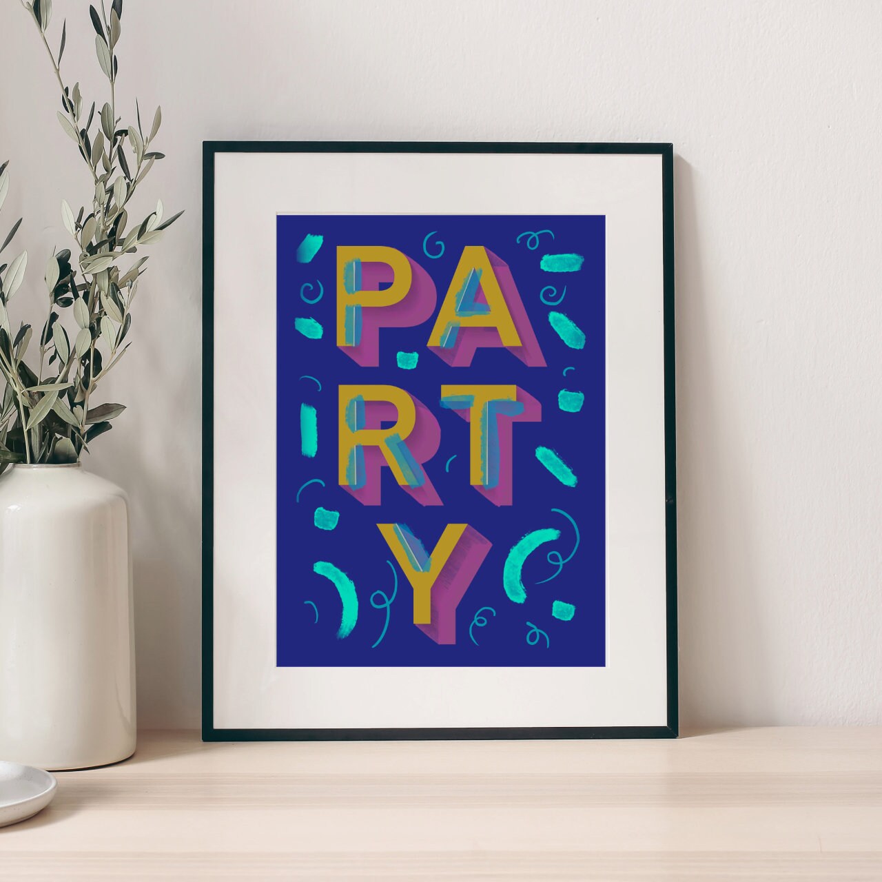 Party Wall Art Instant Download - Etsy