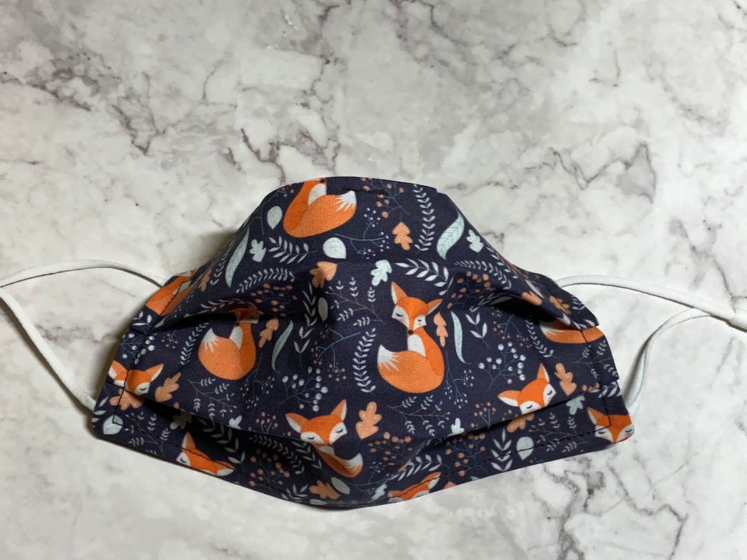 Fox Face Mask Reversible Canada - Filter Pocket - Adjustable Straps ...