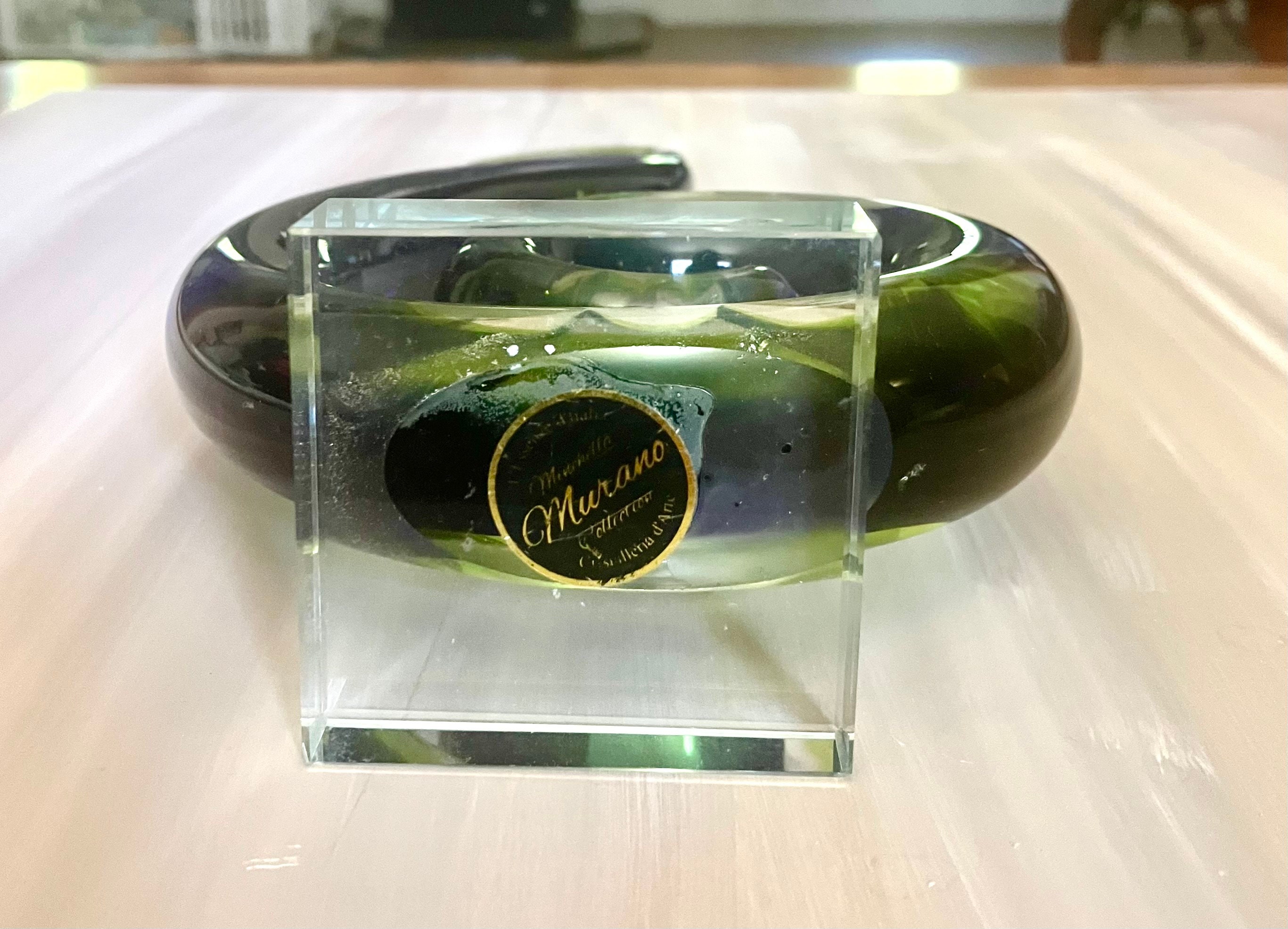 Murano Blue Glass Musical Note - Etsy