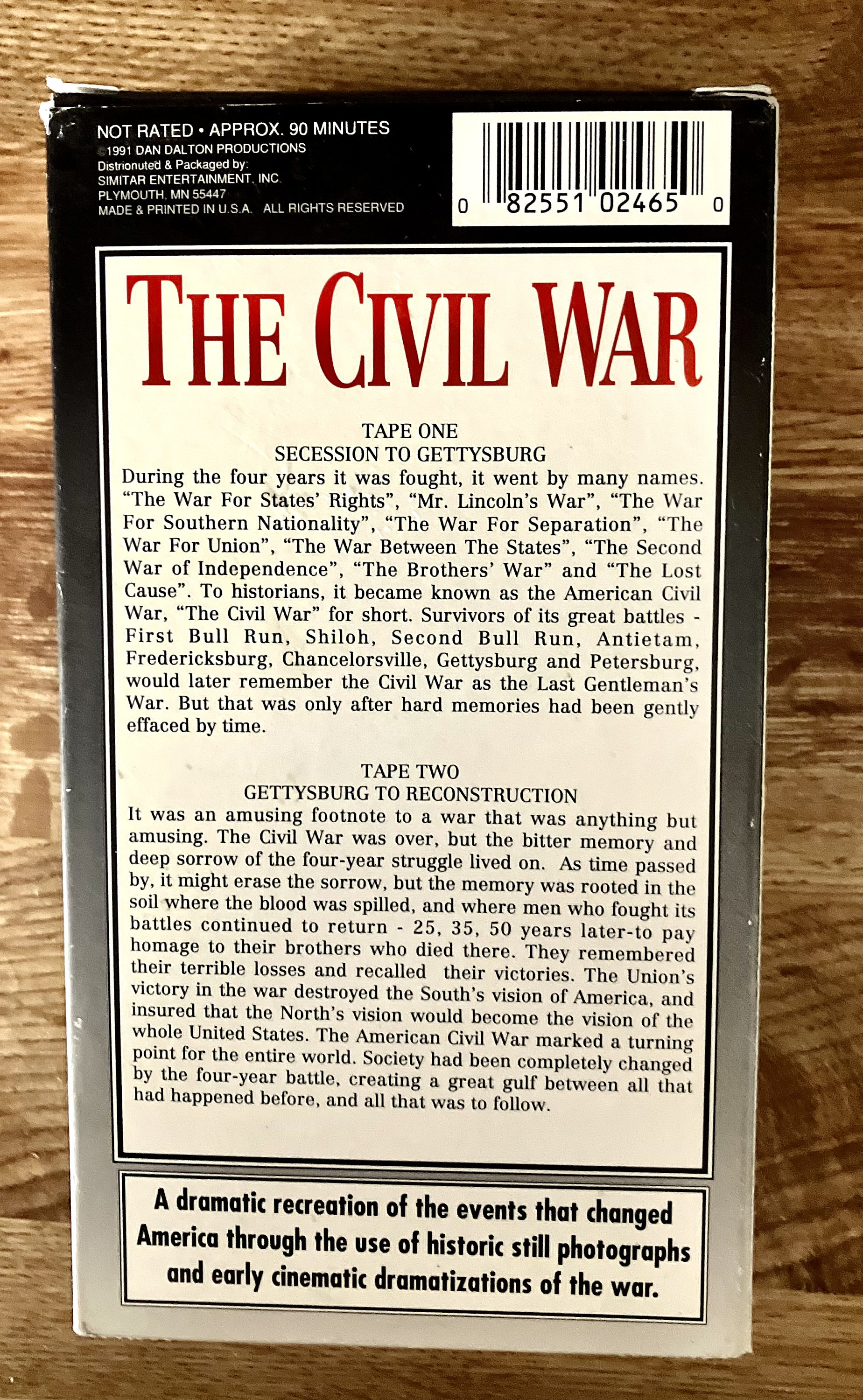 Ken Burns Civil War Documentary on VHS - Etsy