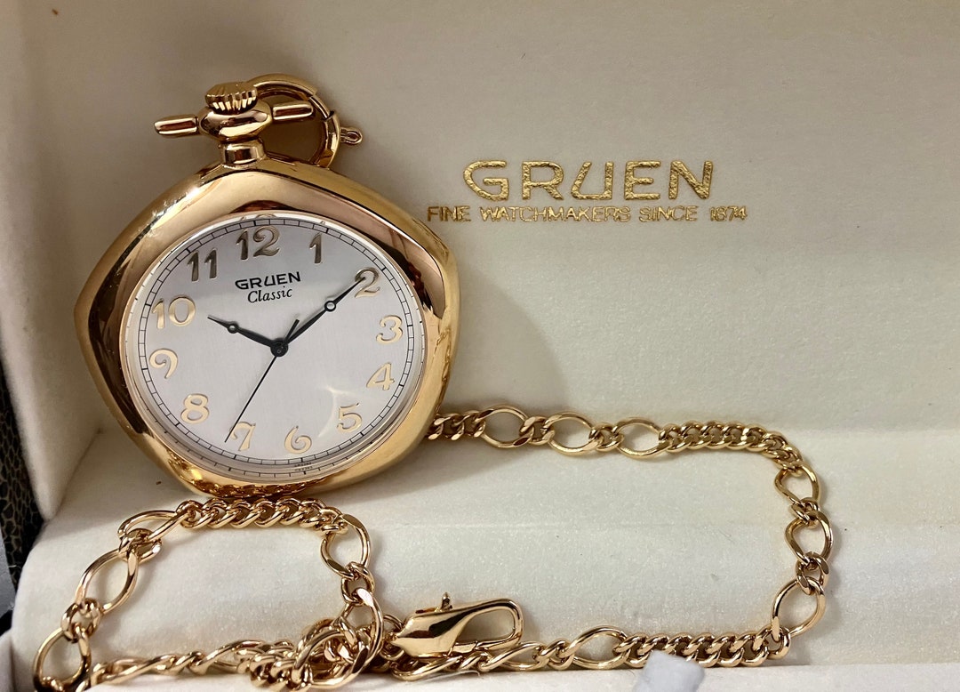 Gruen Pocket Watch - Etsy