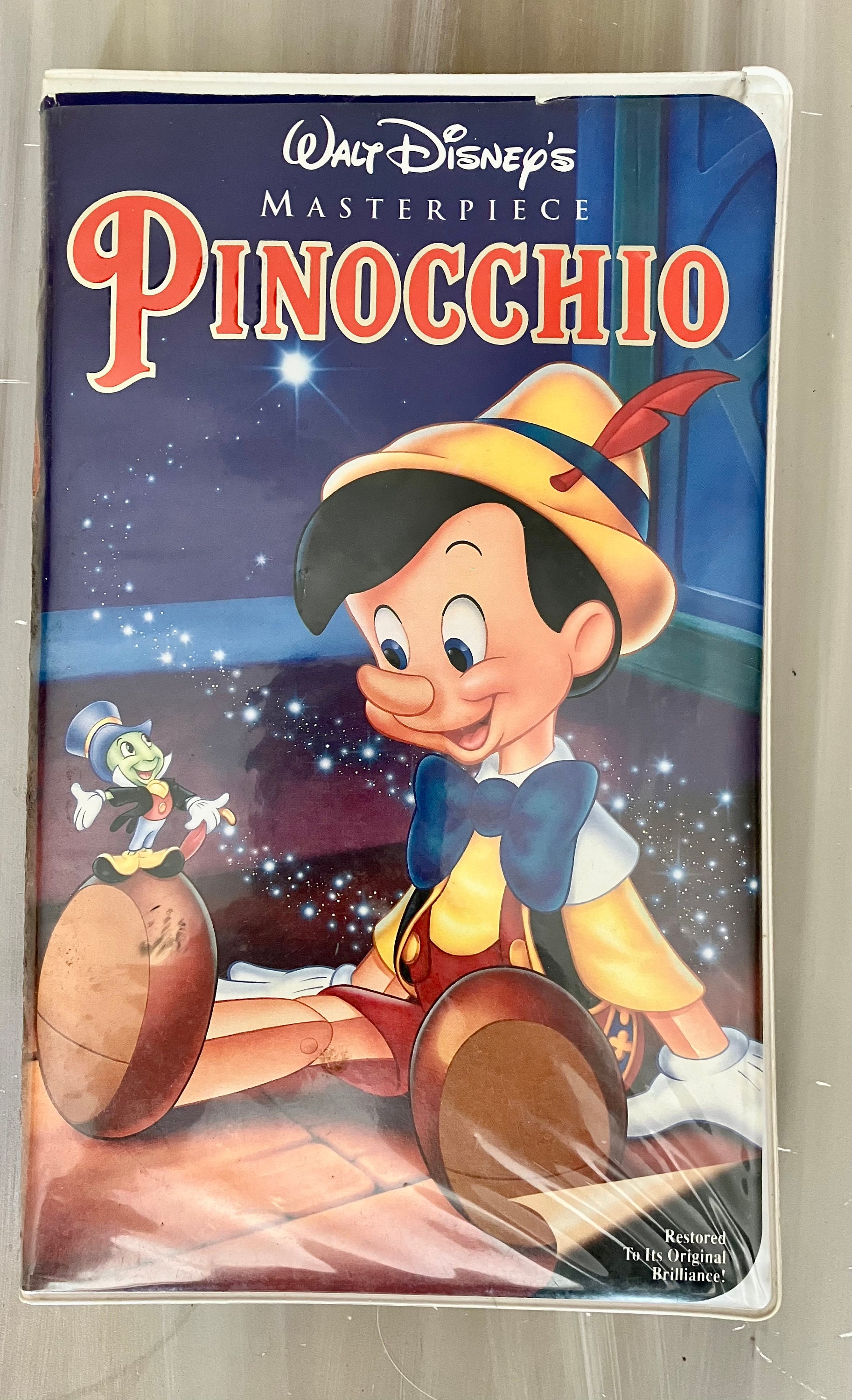 Disney's Pinocchio VHS Tape - Etsy