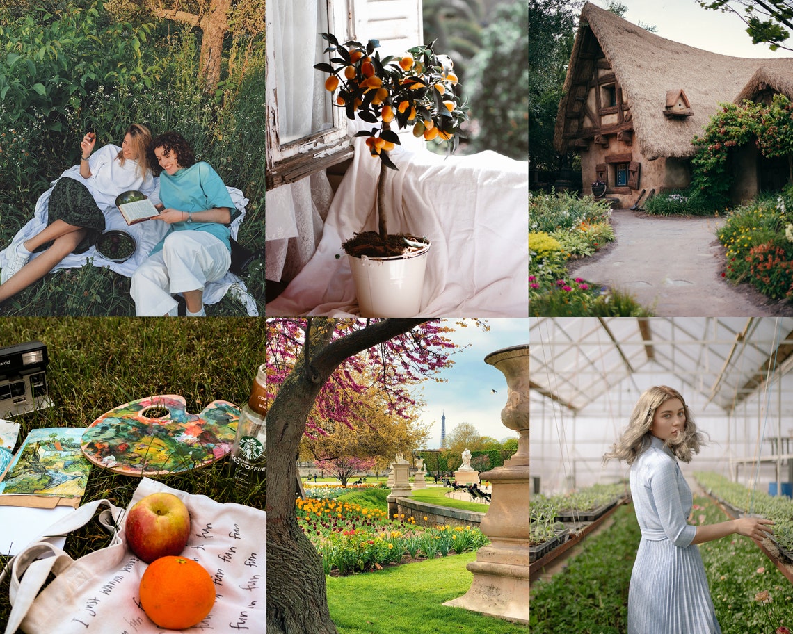 3 Cottage Core Fairy LIGHTROOM Mobile Presets, Presets, Cottage Core ...