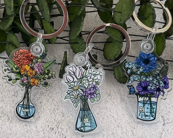 Science Lab Keychain - Etsy