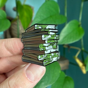 Book Enamel Pin Set, Book Lovers Gift, Reading Enamel Pin, Readers Gift ...