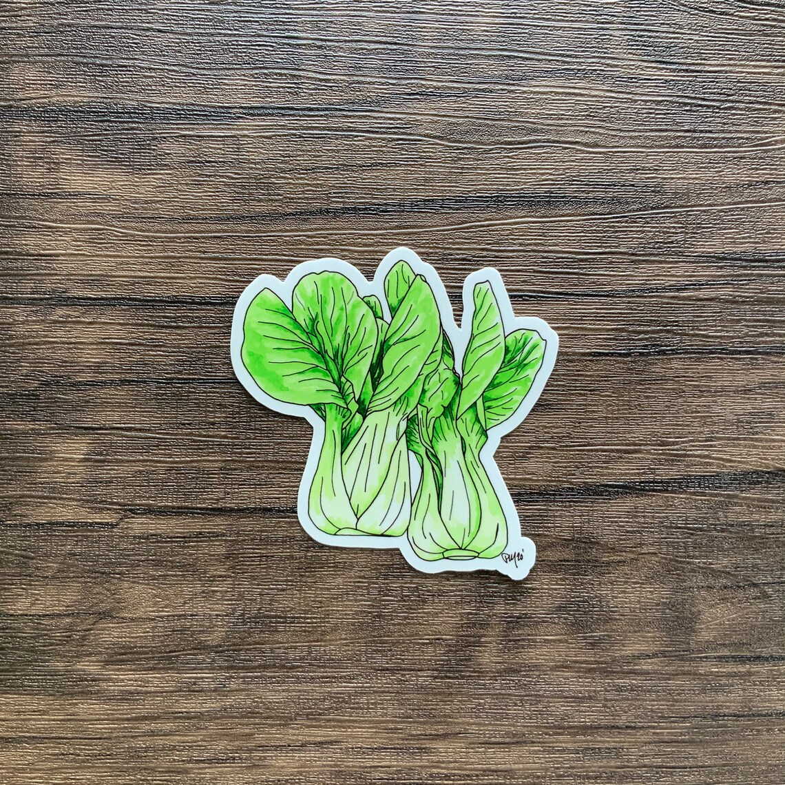 Gemüse Vinyl Sticker Bok Choy Sticker Aquarell Sticker - Etsy.de
