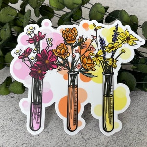Test Tube Sticker Science Sticker Chemistry Sticker - Etsy