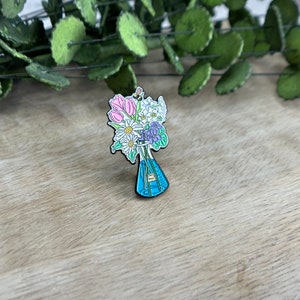Science Enamel Pin, Chemistry Pin, Floral Enamel Pin, STEM Pin ...