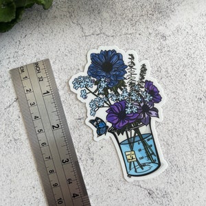 Flower Sticker, Science Sticker, Erlenmeyer Flask Sticker, Women in ...