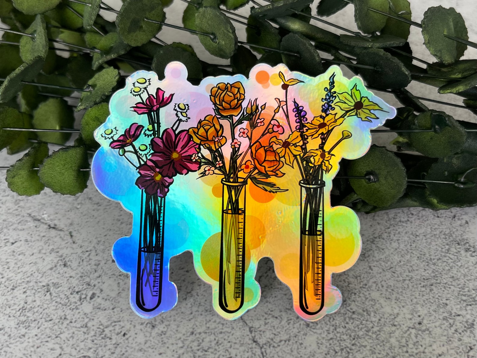 Test Tube Sticker Science Sticker Chemistry Sticker | Etsy