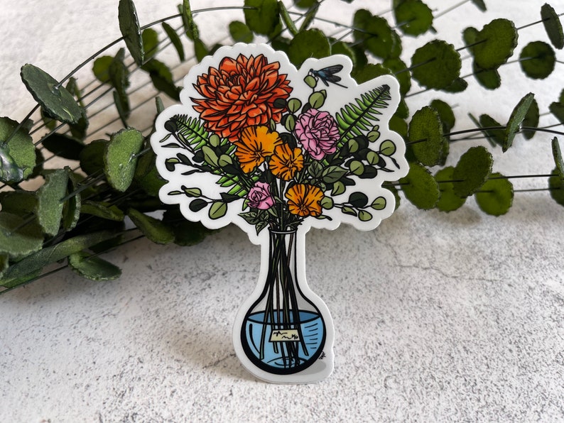 Science Sticker Set Erlenmeyer Flask Sticker Test Tube - Etsy