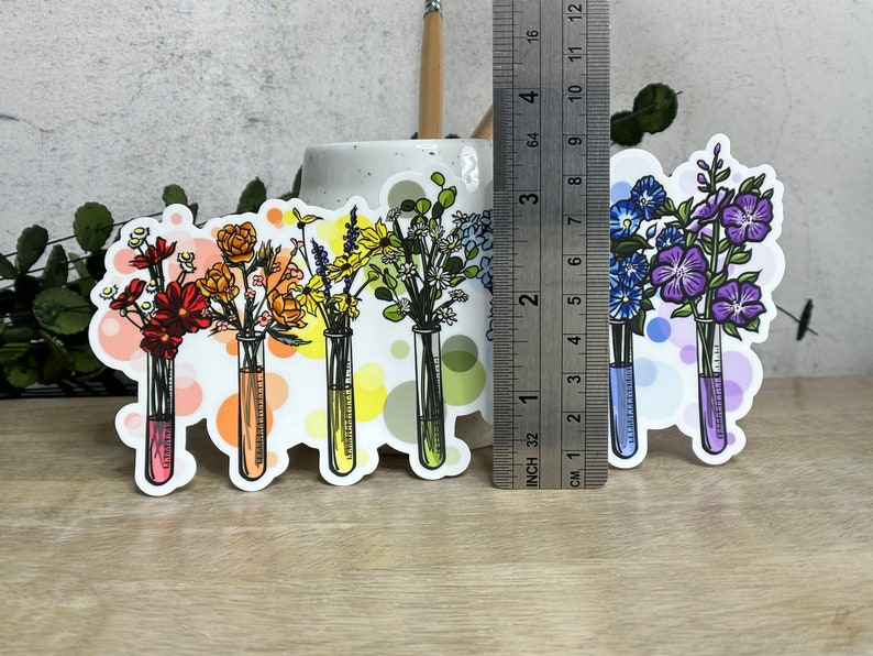 Rainbow Science Sticker, Rainbow STEM Decal, Chemistry Sticker, LGBTQ ...
