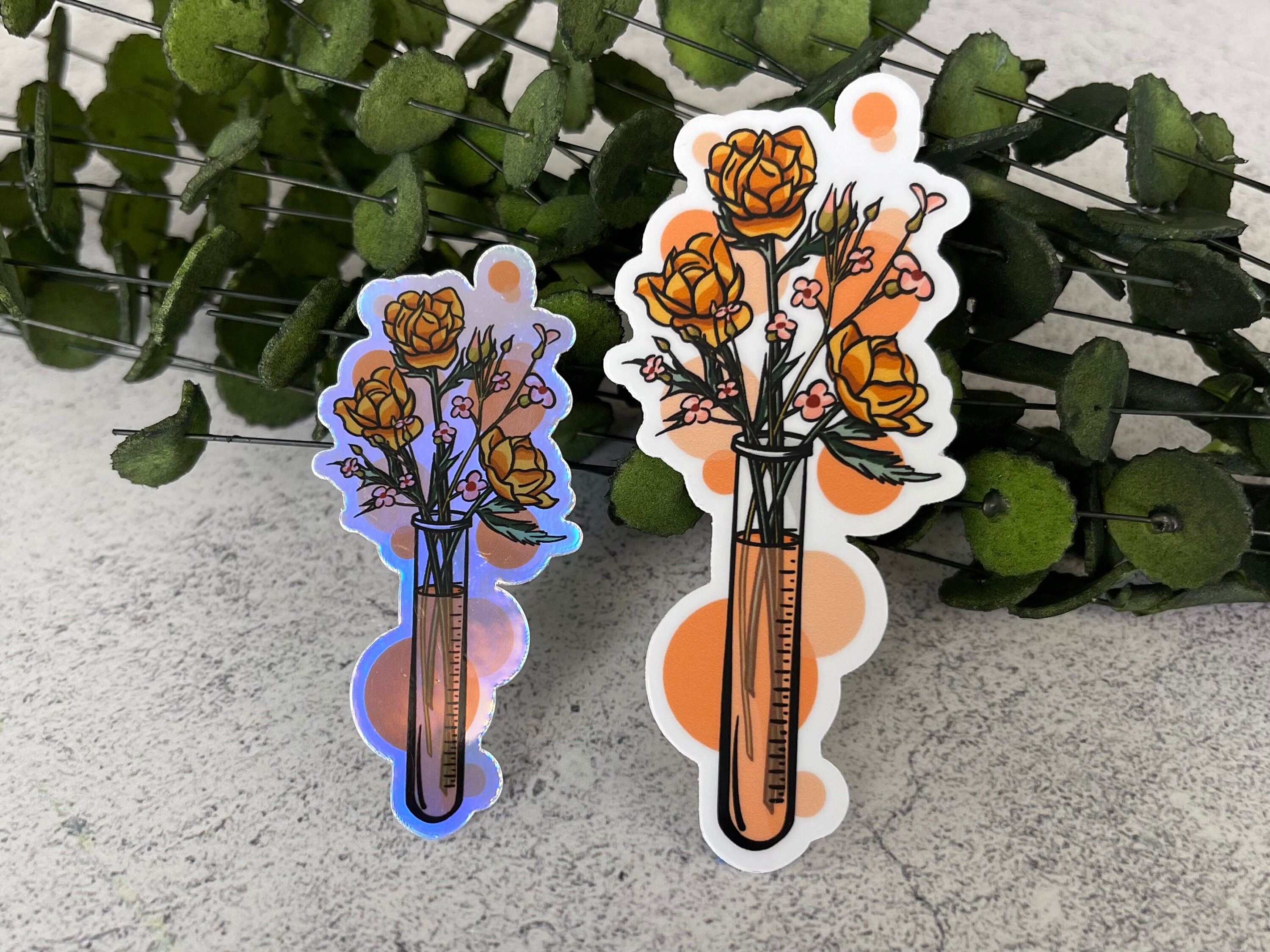 Chemistry Sticker, Science Sticker, Holo Sticker, Test Tube Sticker ...
