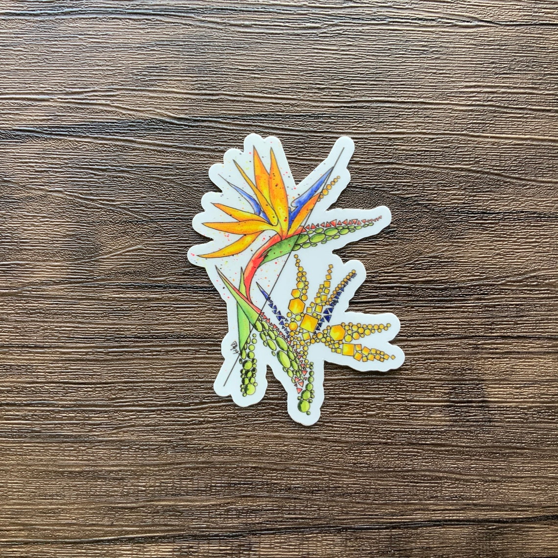 Bird of Paradise Vinyl Sticker Bird of Paradise Decal | Etsy
