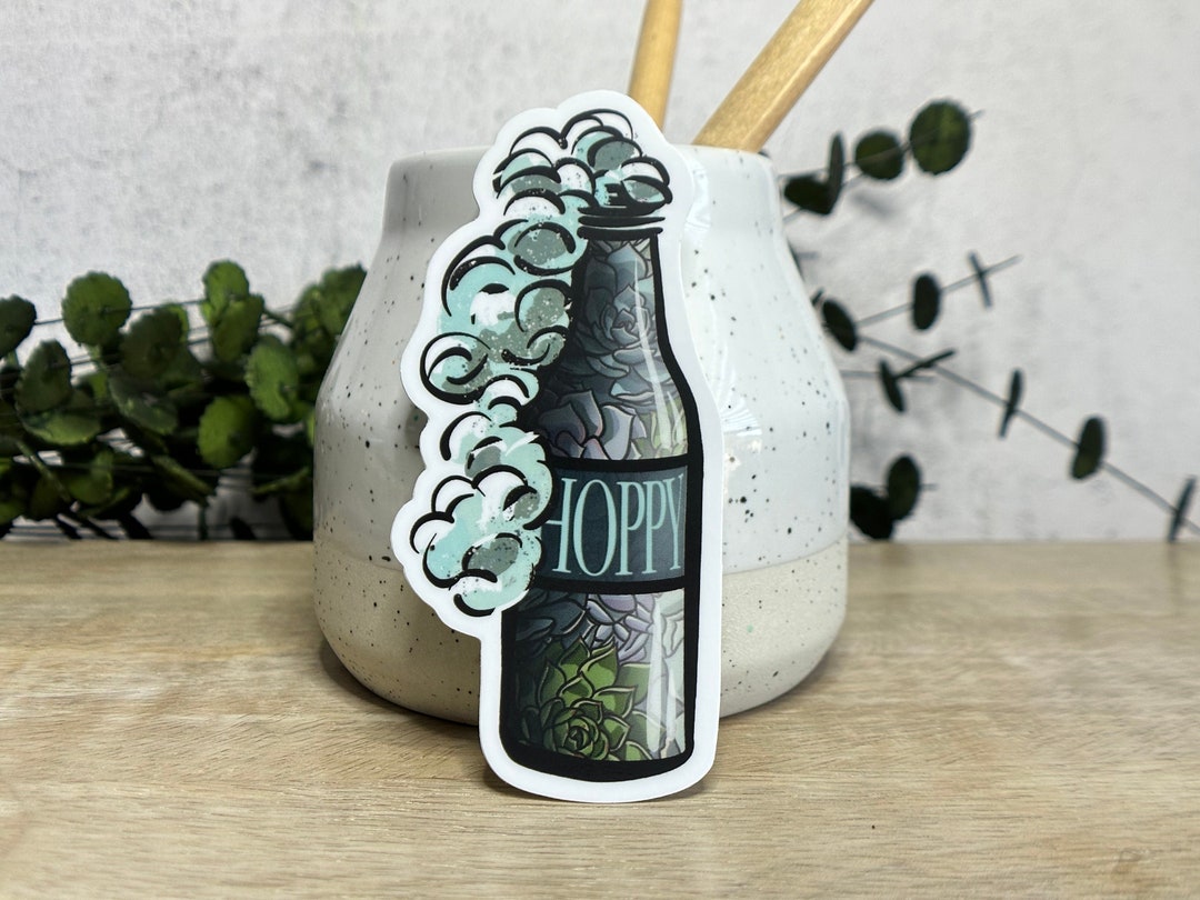 IPA Sticker, Hoppy Beer Sticker, Brewery Sticker, Beer Decal, Beer ...