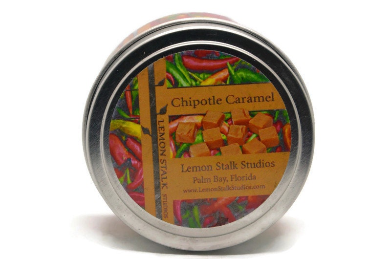 Chipotle Caramel Scented Candle, 5oz Candle Hand Poured by Lemon Stalk ...