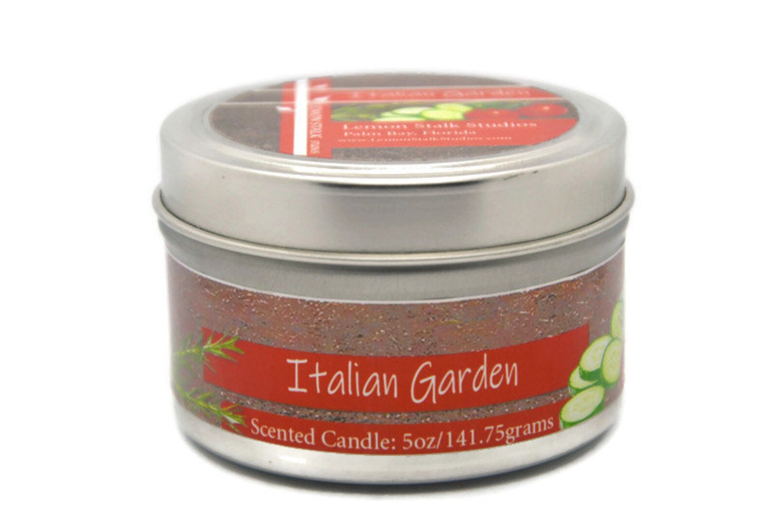 Scented Candle, Italian Garden, 5oz Hand Poured Italian Candle, Fresh ...